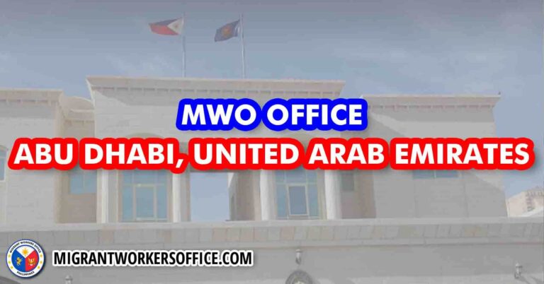 MWO Abu Dhabi: Migrant Workers Office in Abu Dhabi, UAE