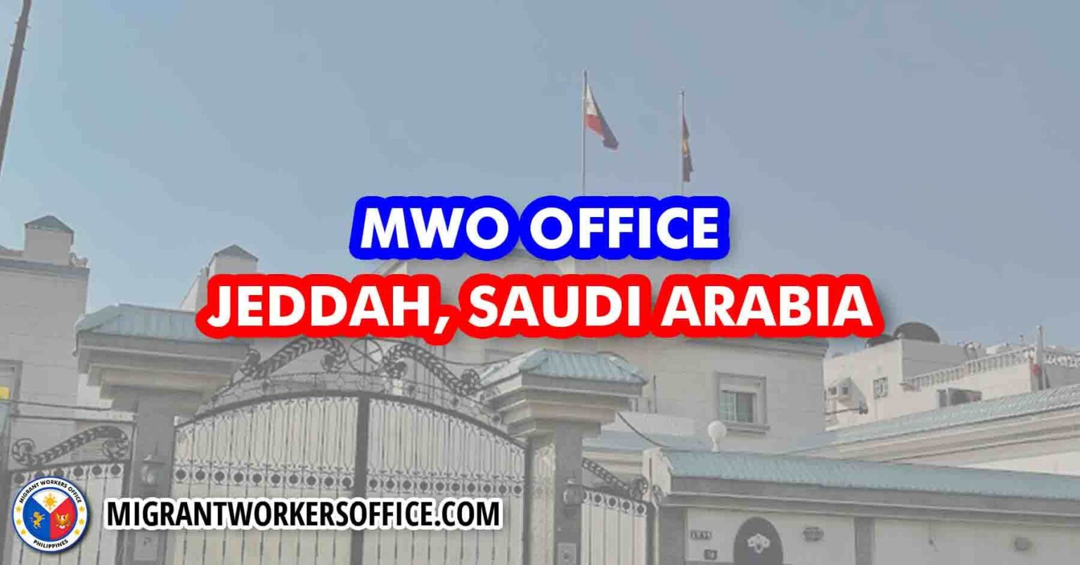 MWO Jeddah, KSA: Migrant Workers Office in Jeddah, Saudi Arabia ...