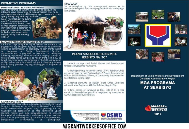DSWD (Department of Social Welfare and Development) | Migrant Workers ...