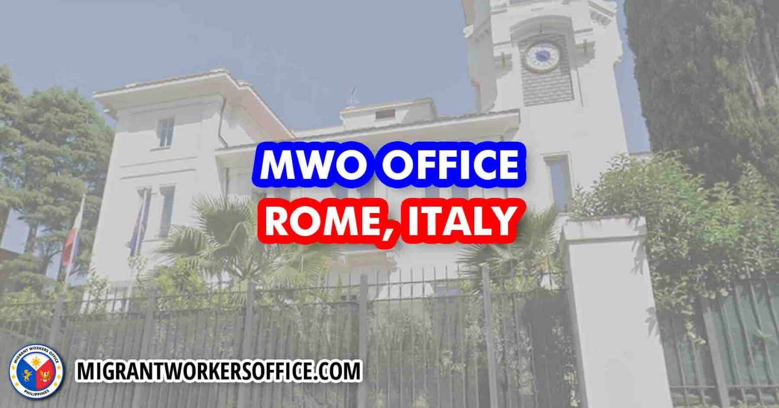 MWO Rome: Migrant Workers Office Rome, Italy | Migrant Workers Office