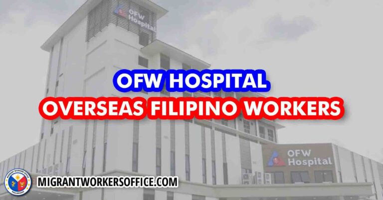 Overseas Filipino Worker (OFW) Hospital and Diagnostic Center | Migrant ...