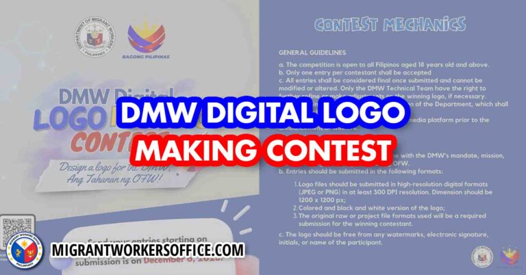 Department of Migrant Workers Logo Design Making Contest | Migrant ...